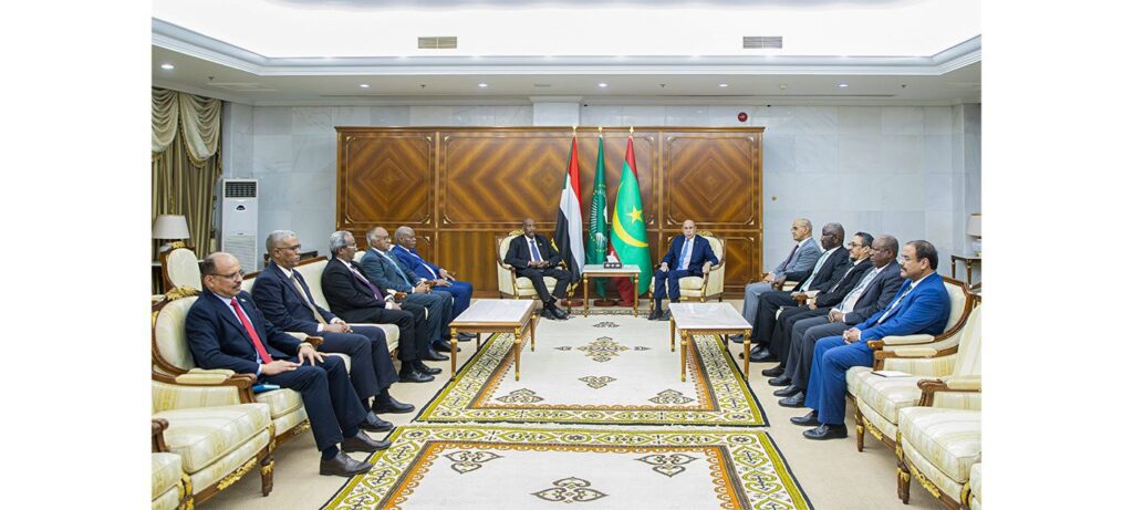 President of Republic Holds Talks with Sudan’s Chairman of Transitional ...