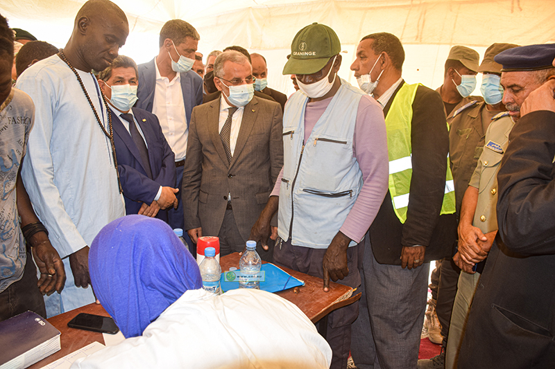 Le délégué général de Taazour s’enquiert du déroulement de la campagne ...