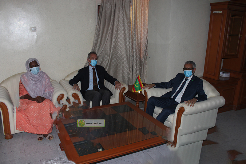 Le délégué général de Taazour reçoit le représentant de l’Unicef ...