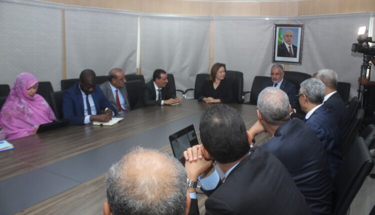 Le Délégué Général de ‘’Taazour’’ tient une séance de travail avec l ...