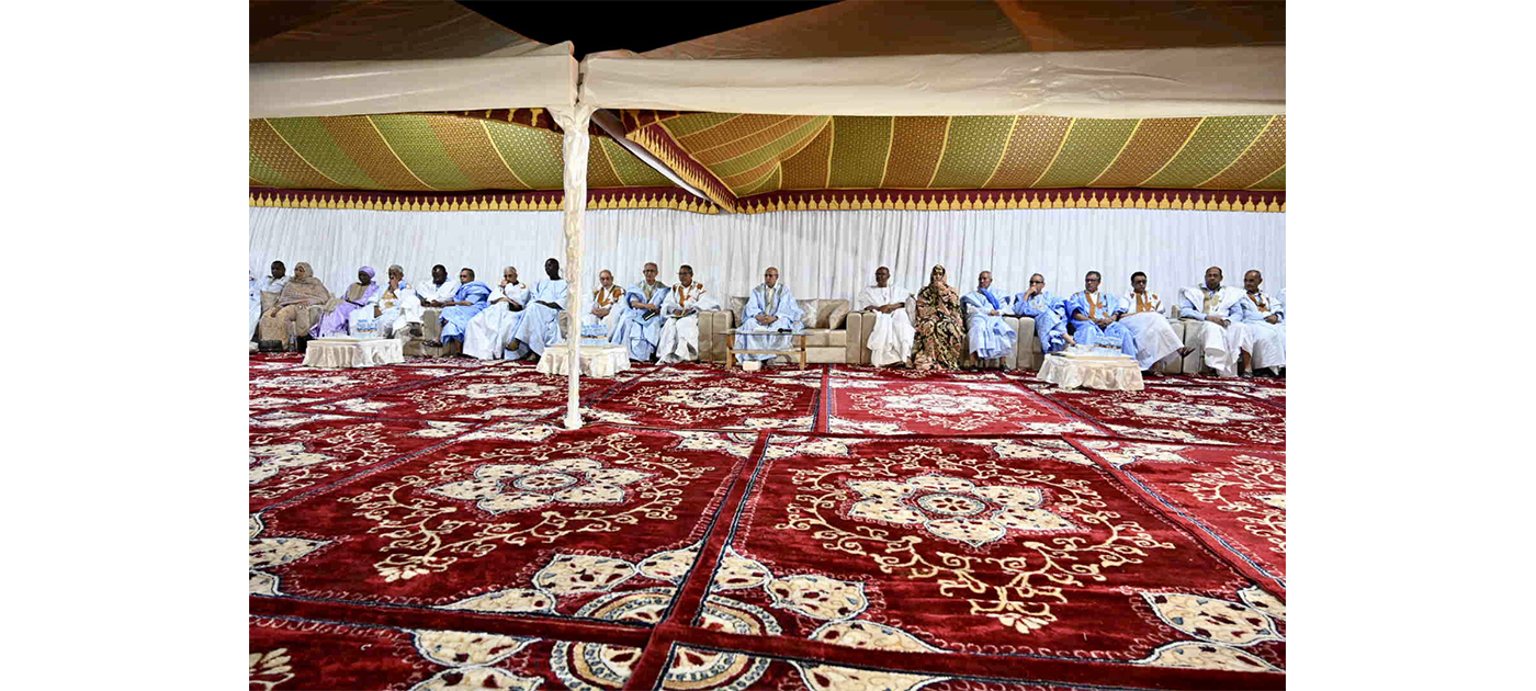 Le Président de la République préside une réunion des cadres du Hodh ...