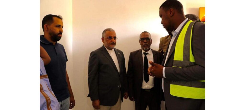 Aleg : Le Délégué général TAAZOUR s’enquiert du déroulement des travaux ...